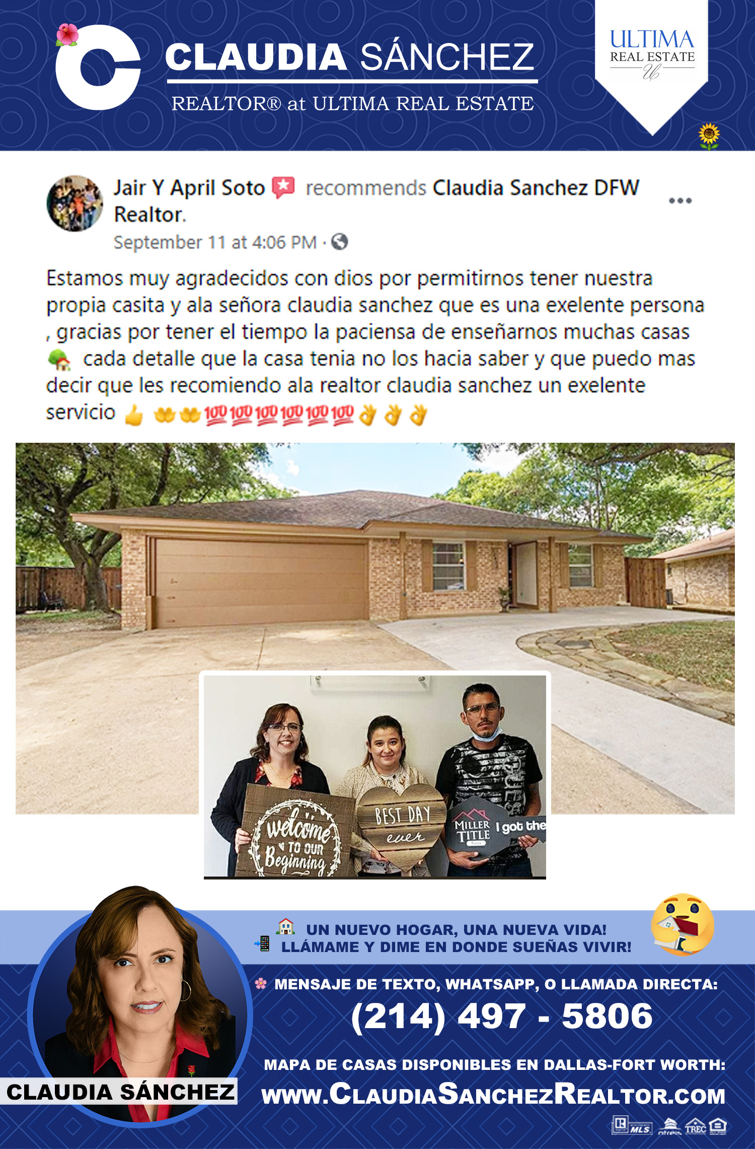 REVIEWS - Claudia Sanchez Realtor®