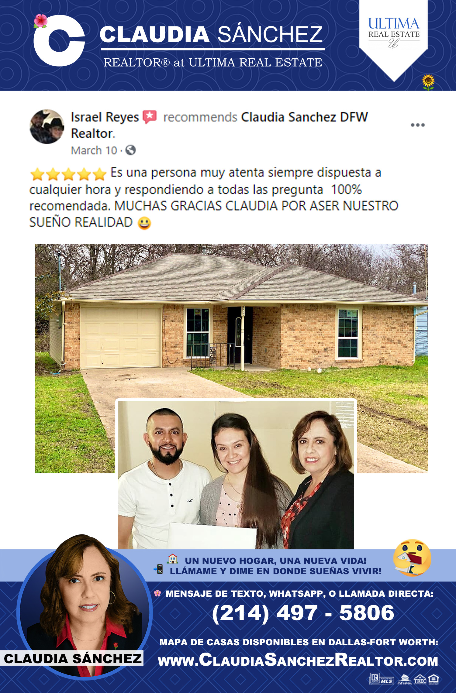 REVIEWS - Claudia Sanchez Realtor®