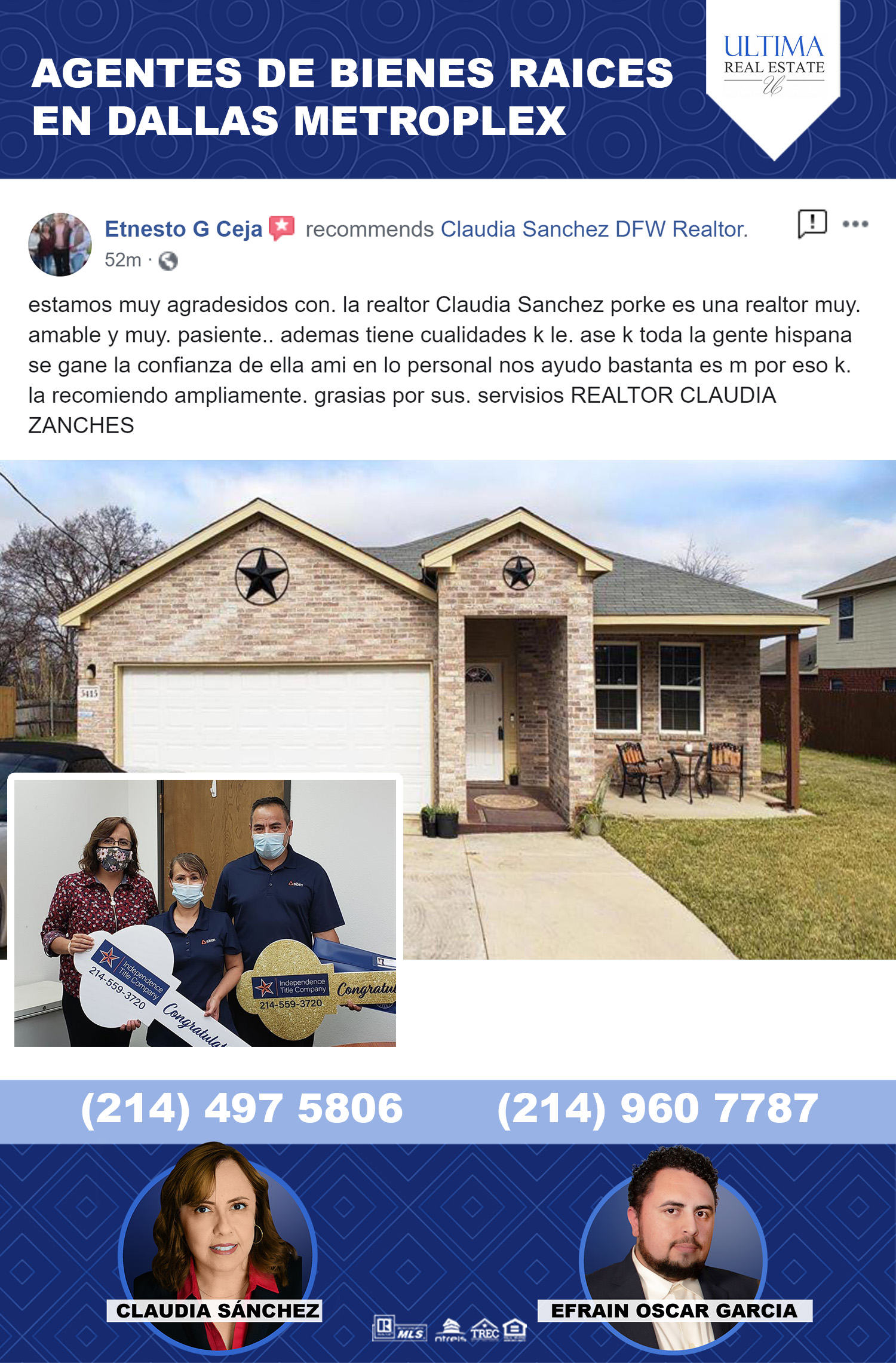 REVIEWS - Claudia Sanchez Realtor®